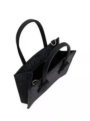 Moreau Bregancon Bb Monogram Tote Bag - Black