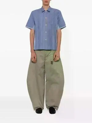 Sacai Stripe-print Poplin Shirt