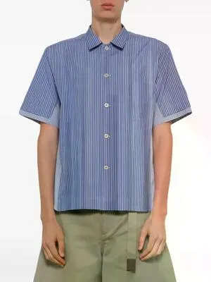 Sacai Stripe-print Poplin Shirt