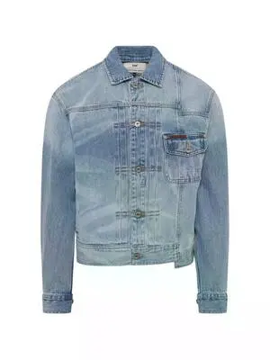 FENG CHEN WANG X Lee Light-wash Panelled Denim Jacket