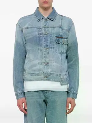 FENG CHEN WANG X Lee Light-wash Panelled Denim Jacket