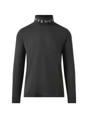 Givenchy Logo-embroidered Turtleneck T-shirt
