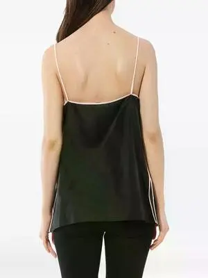 Emilio Pucci Sleeveless V-neck Top With Contrast Trim