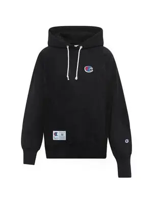 Undercover X Champion Logo Patch Hoodie