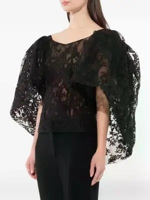 Givenchy Lace Cape T-shirt