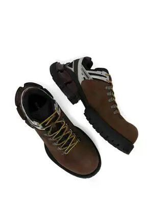 REMAGINE Panelled Derby Shoes With Lug Sole
