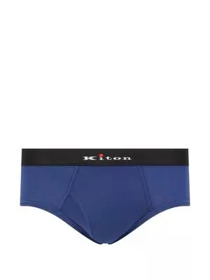 Kiton Logo-waistband Briefs