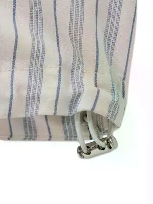 WOOYOUNGMI Striped Embroidered Shirt
