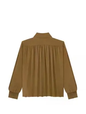 Saint Laurent Silk Pussy-bow Blouse