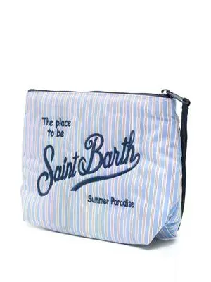MC2 SAINT BARTH Striped Clutch Bag