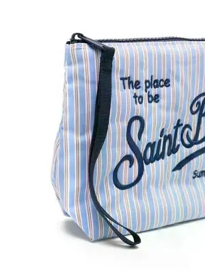 MC2 SAINT BARTH Striped Clutch Bag