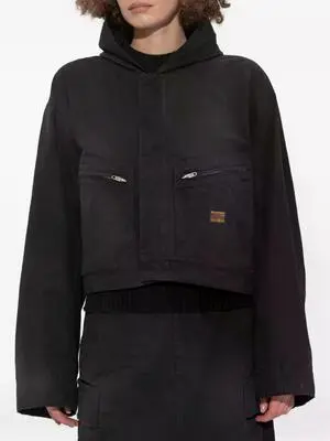 Balenciaga Zip-up Hooded Jacket
