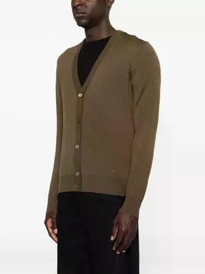 Emporio Armani Button-fastening V-neck Cardigan
