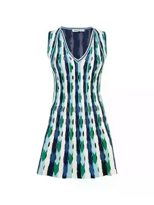 Simkhai Langley Pointelle-knit Mini Dress