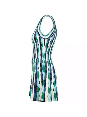 Simkhai Langley Pointelle-knit Mini Dress