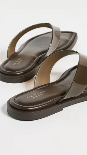 Rag & Bone Gracie Jelly Thong Sandals - Java