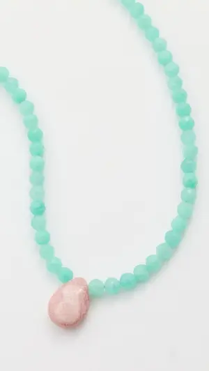 Jia Jia Amazonite Pendant Necklace