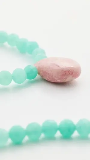 Jia Jia Amazonite Pendant Necklace