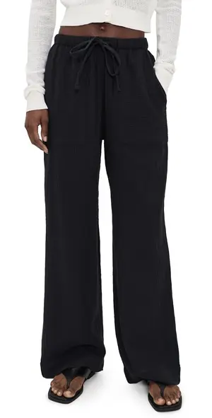 Faherty Brand Relaxed Fit Gauze Trousers