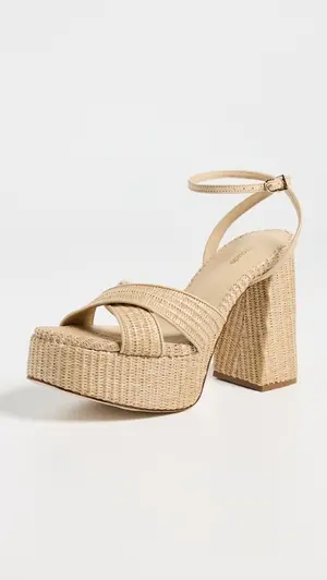 Larroude Dolly Platform Sandals