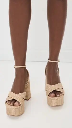 Larroude Dolly Platform Sandals