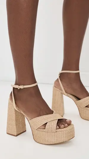 Larroude Dolly Platform Sandals