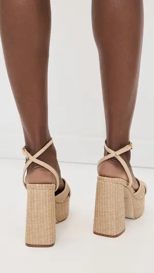 Larroude Dolly Platform Sandals