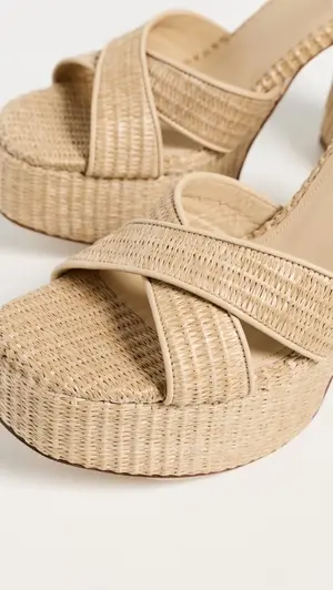 Larroude Dolly Platform Sandals