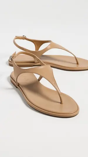 AeydĒ Raine Nappa Leather Sandals - Hazelnut