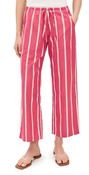 Donni. Pop Stripe Drawstring Pants