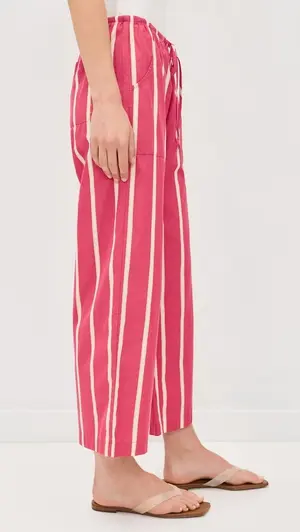 Donni. Pop Stripe Drawstring Pants