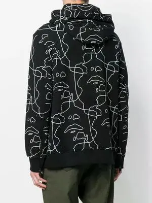 Neil Barrett Graphic Print Hoodie
