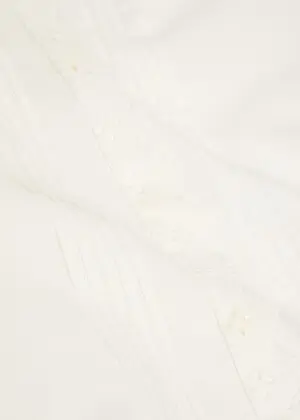 FRAME Keepsake Broderie Anglaise Cotton Poplin Blouse