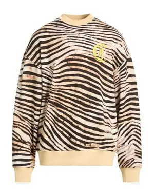 Just Cavalli Cotton Sweatshirt With Tiger Print
