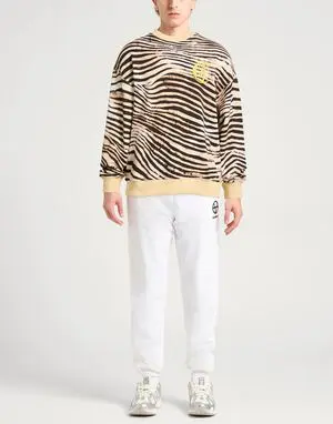 Just Cavalli Cotton Sweatshirt With Tiger Print