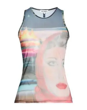 Sunnei Sleeveless Crewneck Top - Green