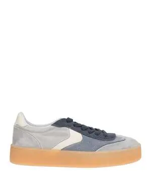 VOILE BLANCHE Leather And Textile Low-top Sneakers - Grey