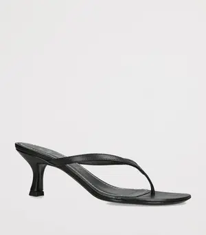 Staud Freja Kitten Heel Sandals 60 - Black
