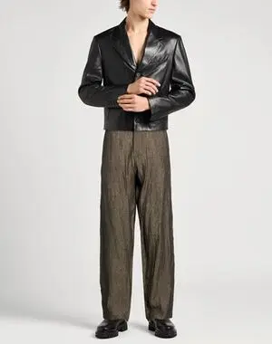 Masnada Linen Tapered Leg Trousers