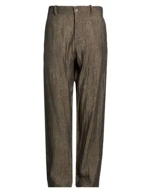 Masnada Linen Tapered Leg Trousers