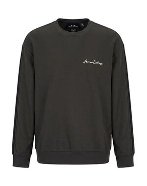 Armani Exchange Crewneck Sweatshirt With Side Stripes
