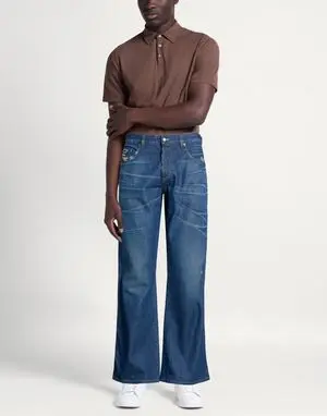 DIESEL® Distressed Faded Straight-leg Jeans