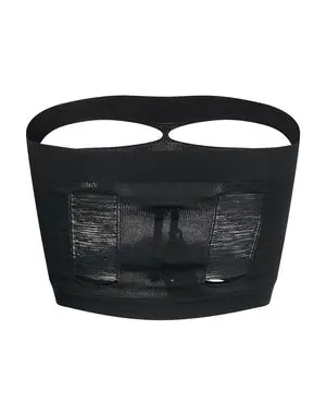 Rick Owens Virgin Wool Distressed Knit Tube Top