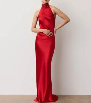 Ralph Lauren Chilton Maxi Dress - Red