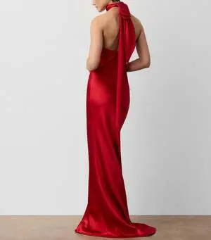Ralph Lauren Chilton Maxi Dress - Red