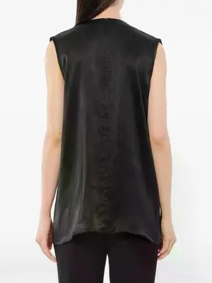 Givenchy Embellished V-neck Sleeveless Blouse