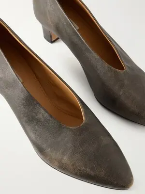 Calvin Klein Bri' Leather Pumps - Black