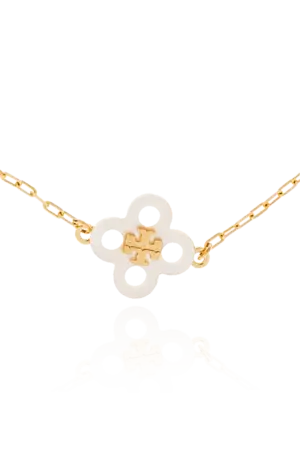 Tory Burch Tone Four-leaf Clover Charm Bracelet