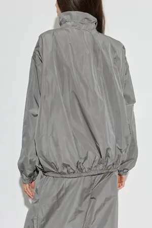 Alexander Wang Logo Zip-up Jacket - Grey