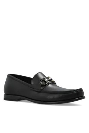 FERRAGAMO Avril Loafer Shoes - Black